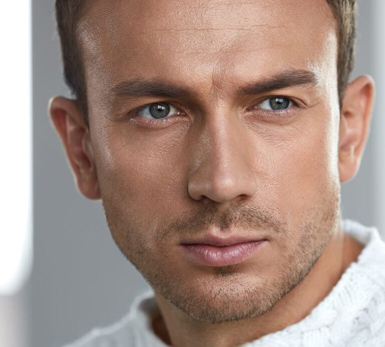 Male Brow Lift in Los Angeles - Natural Results - Board Certified